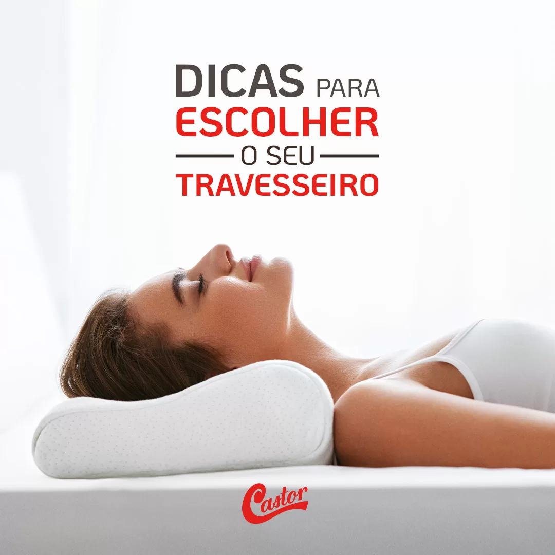 Como escolher o travesseiro ideal: 3 dicas imperdíveis - Colchões Castor